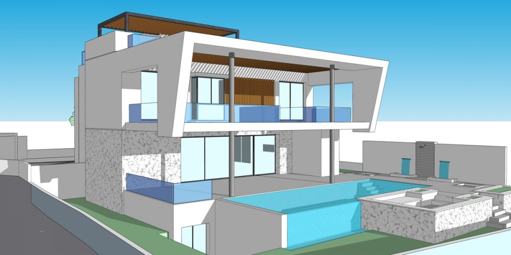 Estudio volumétrico para una vivienda en Marbella