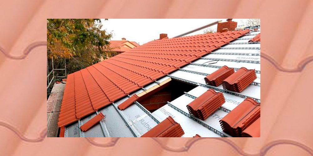 La teja roja presente en la arquitectura mediterránea